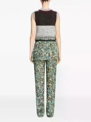 Dries Van Noten Pleated Wrap Mini Skirt