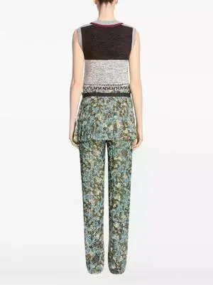 Dries Van Noten Pleated Wrap Mini Skirt