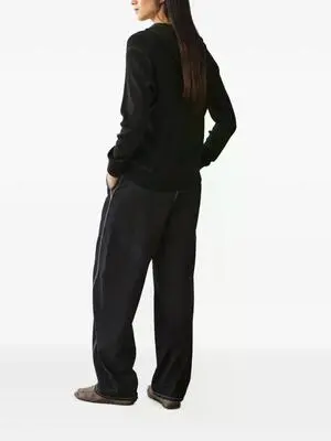 LESS Curved-leg Contrast-stitch Jeans