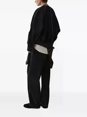 LESS Raglan-sleeve Relaxed-fit Denim Jacket
