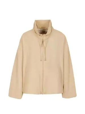 LESS Drawstring High-neck Jacket - Neutrals