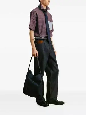 CROQUIS Gingham Contrast-pocket Shirt