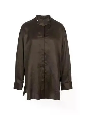 LESS Collar-panel Long-sleeved Shirt