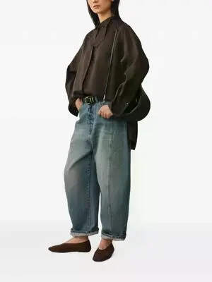 LESS Collar-panel Long-sleeved Shirt