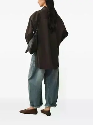 LESS Collar-panel Long-sleeved Shirt
