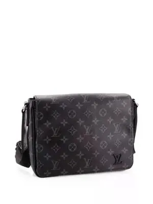 LOUIS VUITTON District Messenger Bag Monogram Eclipse Canvas Mm Crossbody Bag