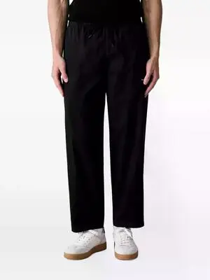 NEIGHBORHOOD Logo-embroidered Drawstring Trousers - Black