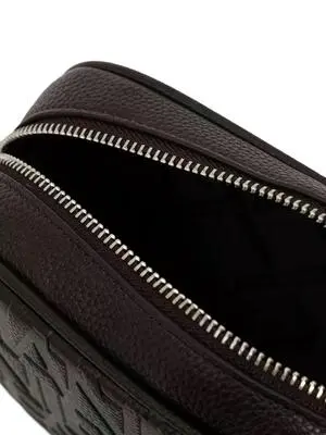 Armani Exchange Logo-embossed Leather Cross Body Bag
