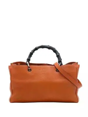 Gucci 2016-2026 Medium Calfskin Bamboo Shopper Satchel