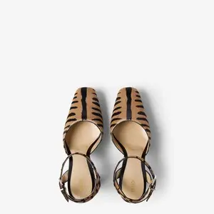 Fendi After 9 Slingback Platform Heels - Brown