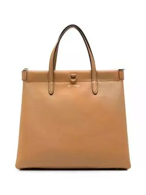 Etro Leather Tote Bag - Neutrals