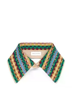 Dries Van Noten Jacquard-wool Collar