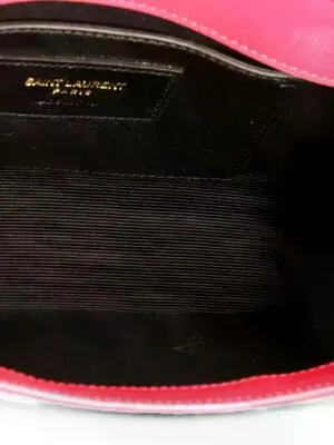 Saint Laurent Classic Monogram Grainy Leather Small Crossbody Bag