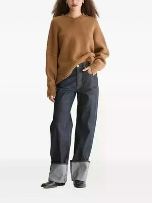 BELLEROSE V-neck Dropped-shoulder Sweater