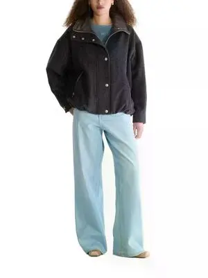 BELLEROSE Jellis Diagonal-stripe Bomber Jacket
