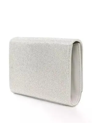 Rene Caovilla Crystal-embellished Chain-strap Clutch Bag