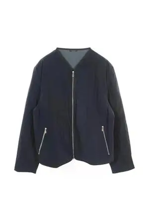 Hermès 2010s Quilted Zip-up Jacket - Black