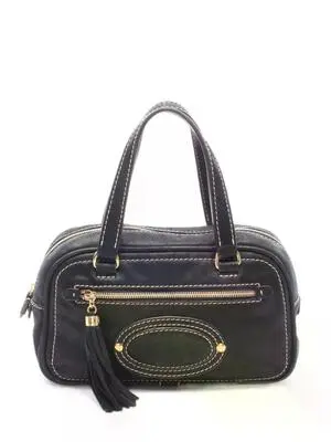 Loewe 2000s Anagram Tassel-detail Tote Bag