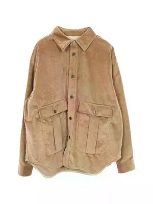 Loewe 2010s Corduroy Shirt Jacket - Neutrals