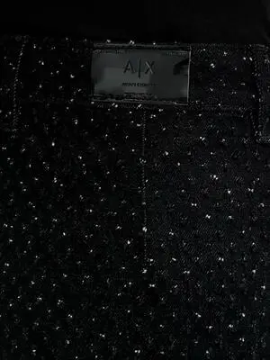 Armani Exchange Bouclé Button-front Mini Skirt