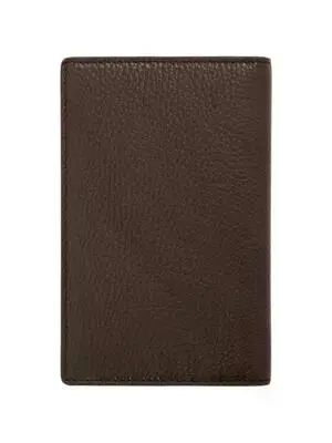 LOTTUSSE Borne Pebbled Leather Wallet - Brown