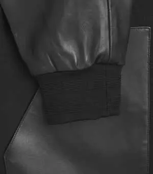 Mackage Wool Leather-trim Emilio Bomber Jacket