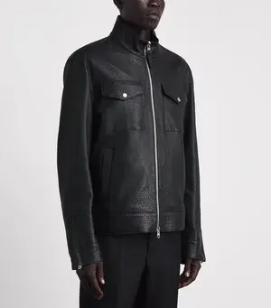 Mackage Grained Otto Leather Jacket