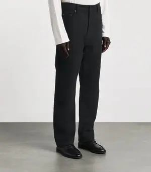 Studio Nicholson Moleskin Straight Riso Trousers