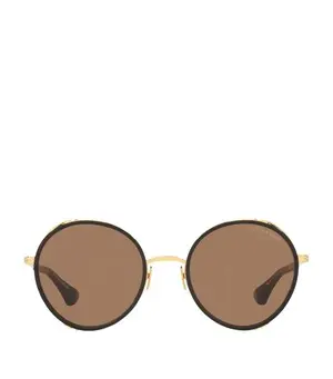 Dita Lageos Round Sunglasses - Gold