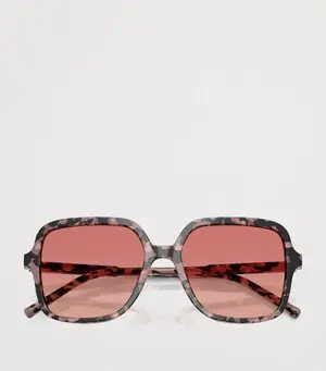 Dolce & Gabbana Camouflage Print Square Sunglasses
