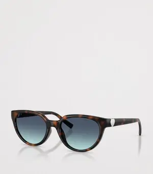 Tiffany & Co. Tortoiseshell Cat Eye Sunglasses