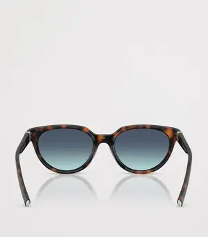Tiffany & Co. Tortoiseshell Cat Eye Sunglasses