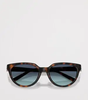 Tiffany & Co. Tortoiseshell Cat Eye Sunglasses