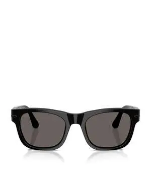 Persol Po3269s Rectangle Sunglasses - Black