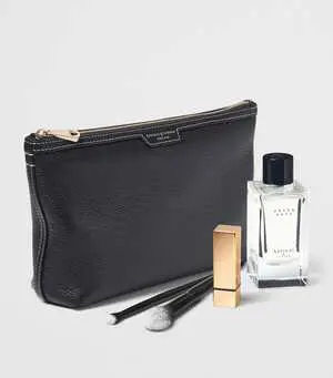 ASPINAL OF LONDON Leather Hudson Toiletry Bag