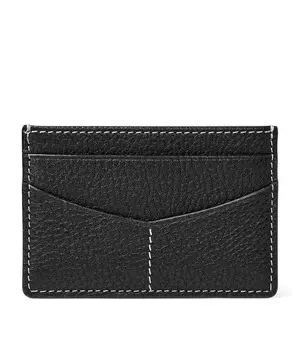 ASPINAL OF LONDON Leather Hudson Slim Card Holder - Black