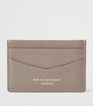 ASPINAL OF LONDON Leather Hudson Slim Card Holder - Neutral
