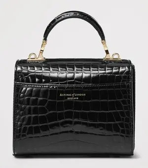 ASPINAL OF LONDON Mini Leather Mayfair Top-handle Bag