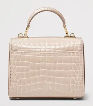 ASPINAL OF LONDON Mini Leather Mayfair Top-handle Bag