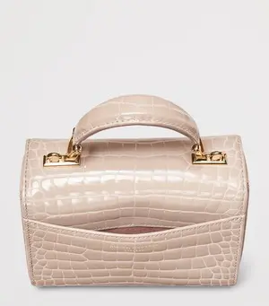 ASPINAL OF LONDON Mini Leather Mayfair Top-handle Bag