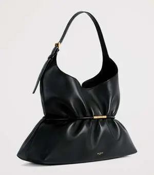 Balmain Medium Lambskin Sphynx Top-handle Bag