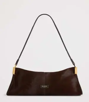 Balmain Small Pony Hair 64-83 Shoulder Bag