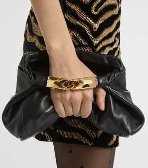 Balmain Small Lambskin Dinner At 8 Shoulder Bag
