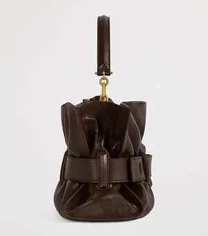 Balmain Medium Leather Anthem Shoulder Bag