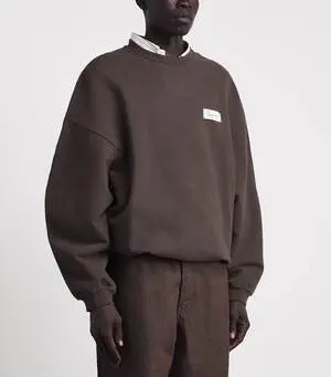 Jacquemus Cotton Oversized Logo Sweatshirt