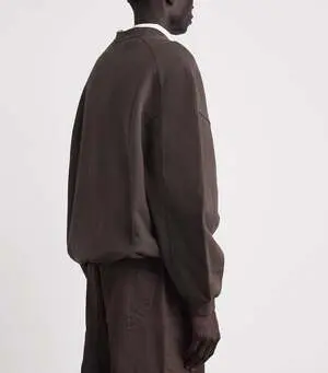 Jacquemus Cotton Oversized Logo Sweatshirt