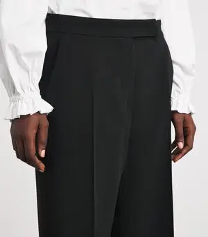 Max Mara Virgin Wool Palazzo Trousers