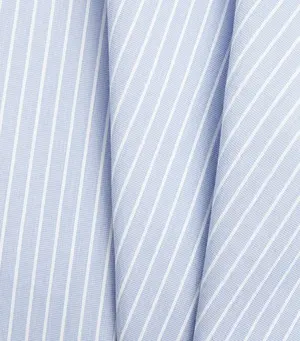Theory Asymmetrical Stripe Midi Skirt - Blue