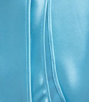 LESET Satin Barb Tank Top