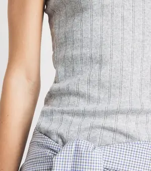 LESET Cotton Pointelle Short-sleeve T-shirt